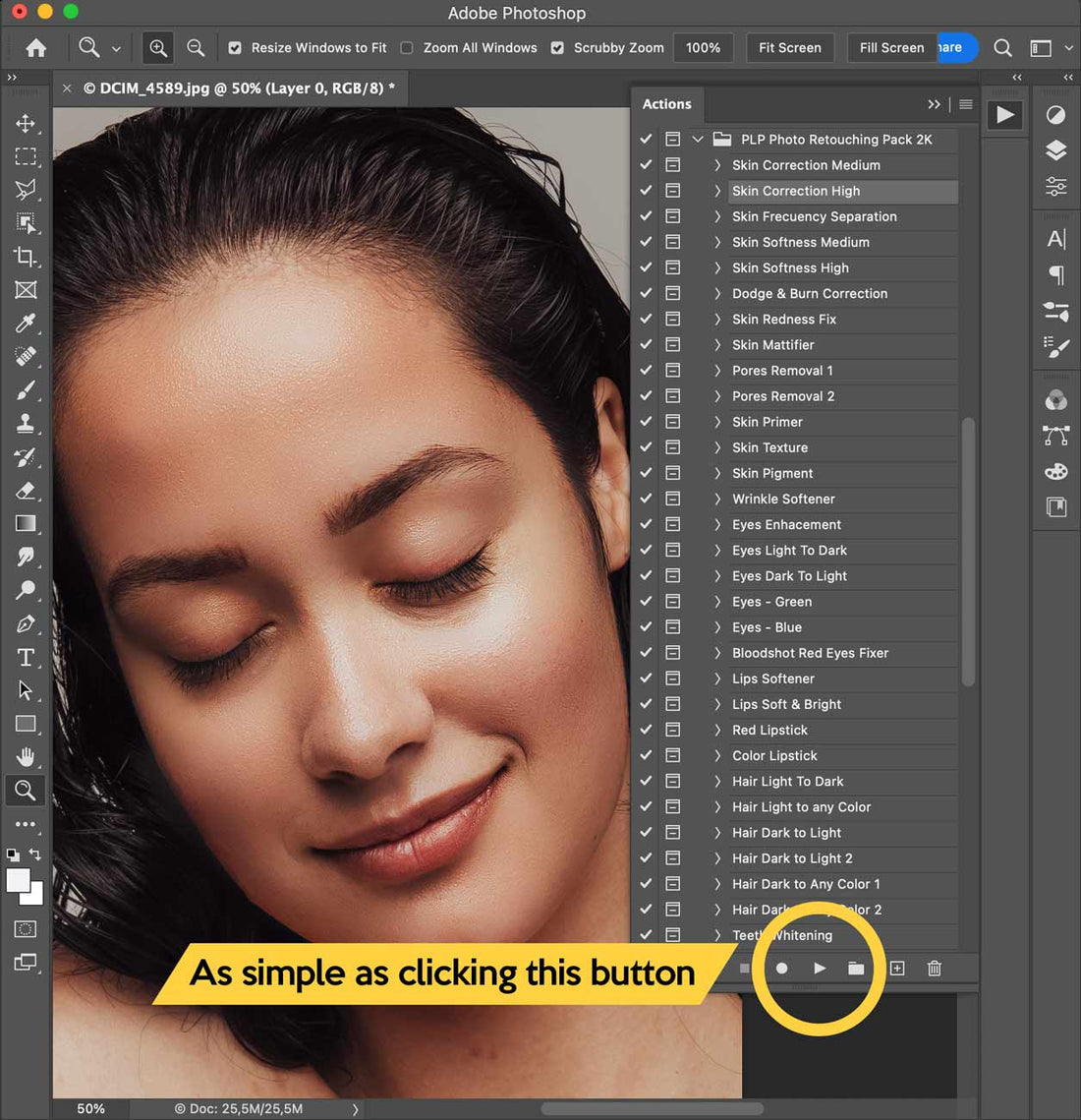 Photoshop Retouching Pack (with masterclass) – photolightpro